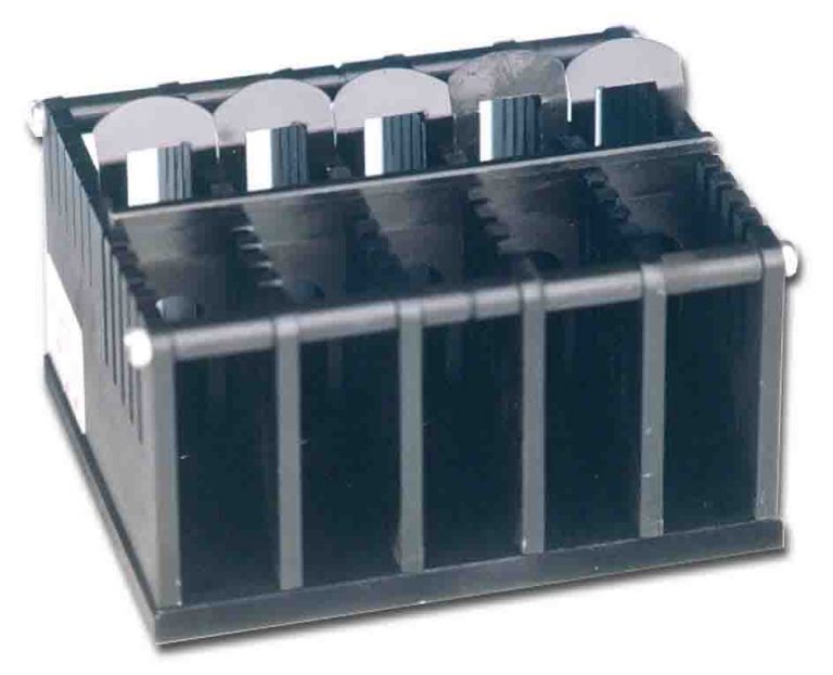 Universal 5 position 5-100 mm cell holder motorized assembly - Persee